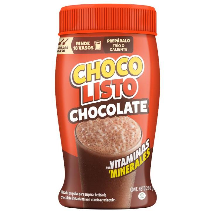 Chocolisto Chocolate Tarro 280 Gr.